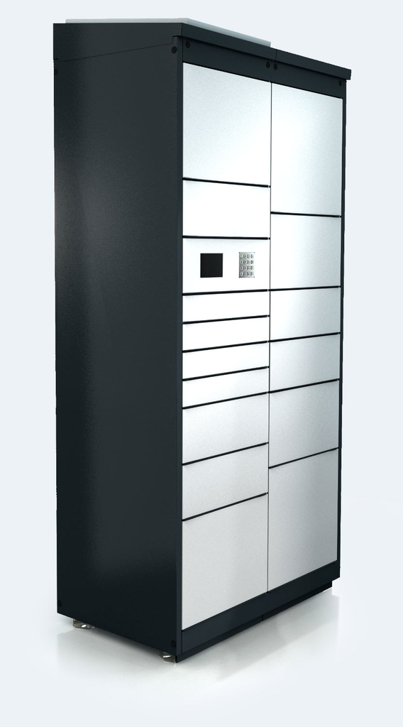 Packstation für den Außenbereich mit 15 Boxen | ALFA 3