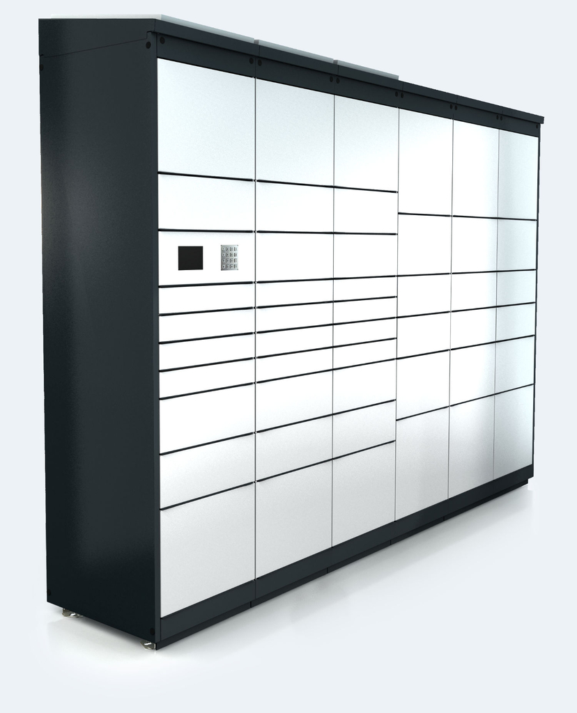 Packstation für den Außenbereich mit 47 Boxen | ALFA 3